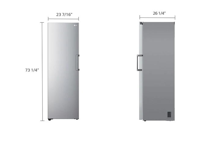LG LROFC1104V 24 Inch All Freezer Column | aniksappliances