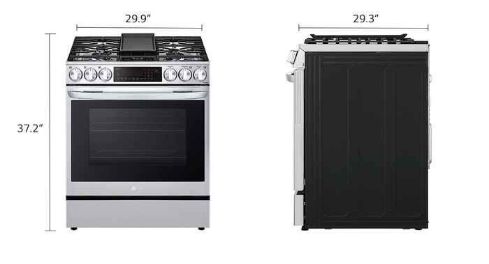 LG LSGL6335F 30 Inch Gas Range | aniksappliances LG LSGL6335F 30 Inch Gas Range | aniksappliances